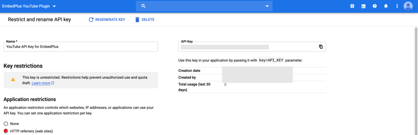 How to Create a YouTube API Key